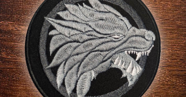 The Witcher bordado hierro en Patch Wolf Velcro regalo